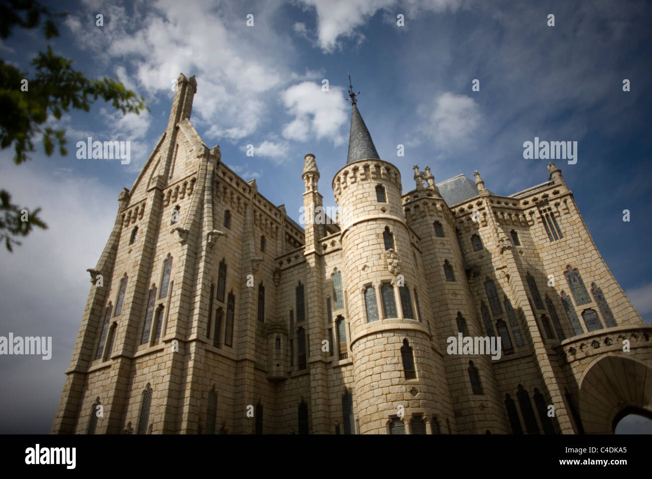 The Episcopal Palace constructed by the Spanish architect Gaudi in ...