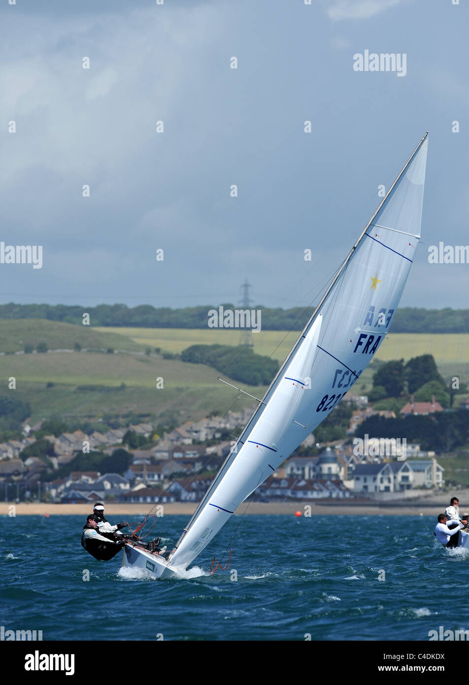 London 2012 Olympic Games Sailing Venue, Star class yachts in action ...