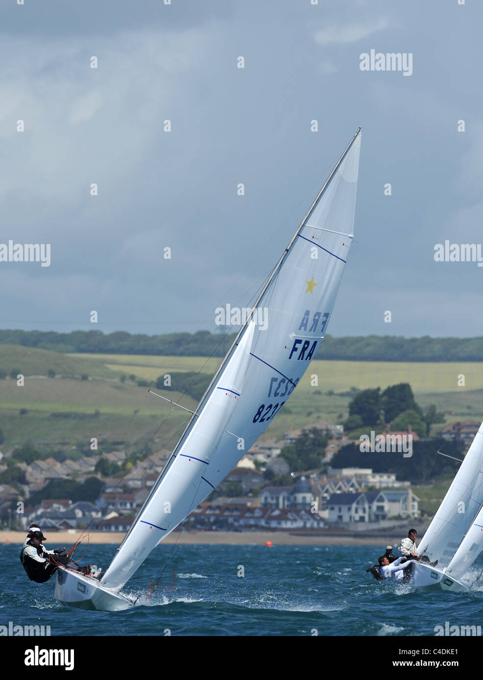 London 2012 Olympic Games Sailing Venue, Star class yachts in action ...