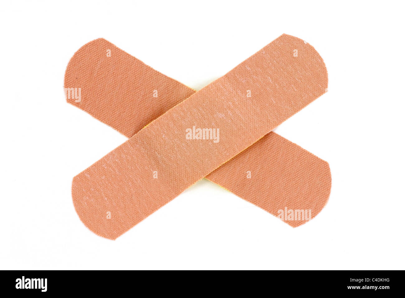 Close up image of a bandage with white background Stock Photo - Alamy