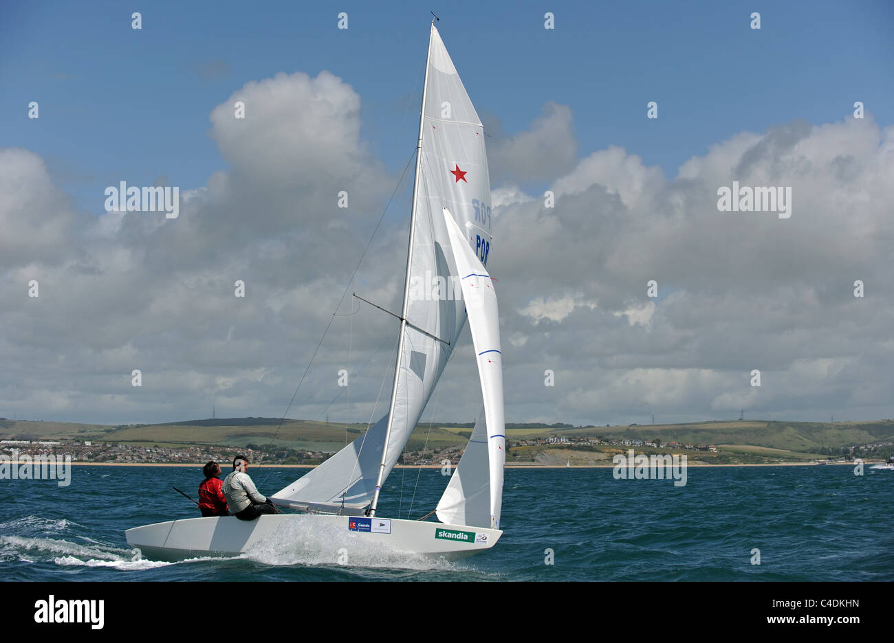 London 2012 Olympic Games Sailing Venue, Star class yachts in action ...