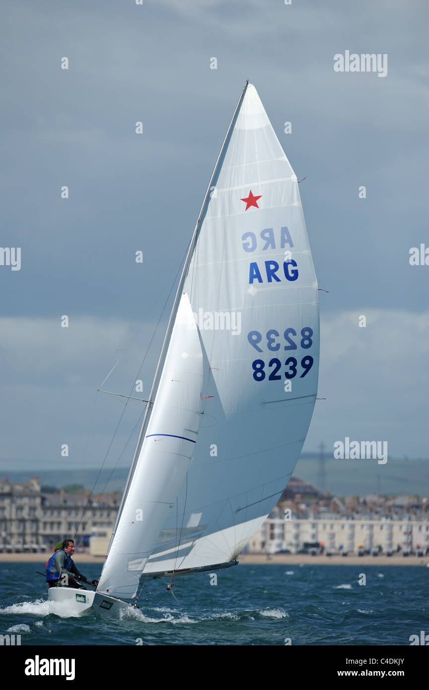 London 2012 Olympic Games Sailing Venue, Star class yachts in action ...