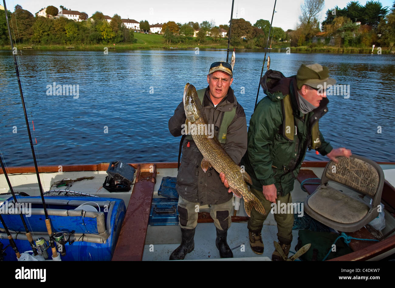 Pike Fishing, River Erne, Lough Erne, County Fermanagh, Northern ...