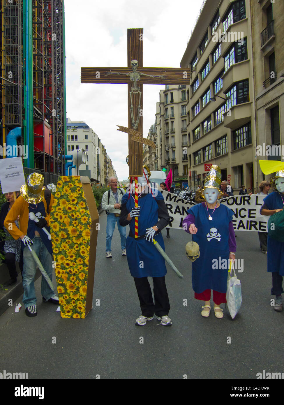 Paris, France, French Demonstration Against Nuclear Power, People ...