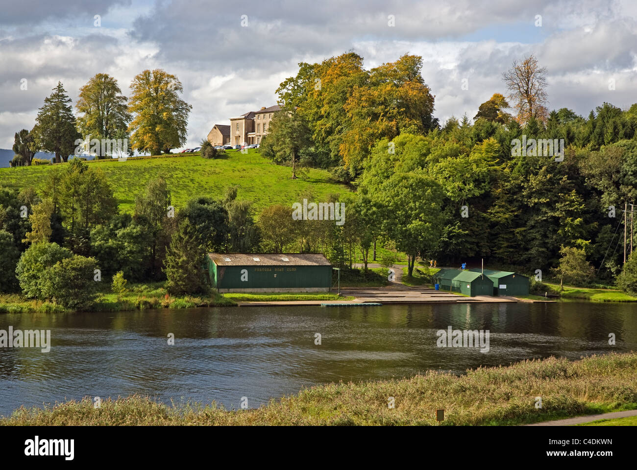Portora royal school boathouses river hi-res stock photography and ...