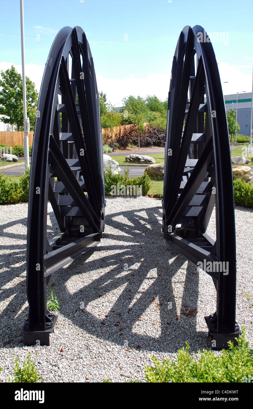 Former Coventry Colliery wheel, Keresley, Coventry, UK Stock Photo - Alamy