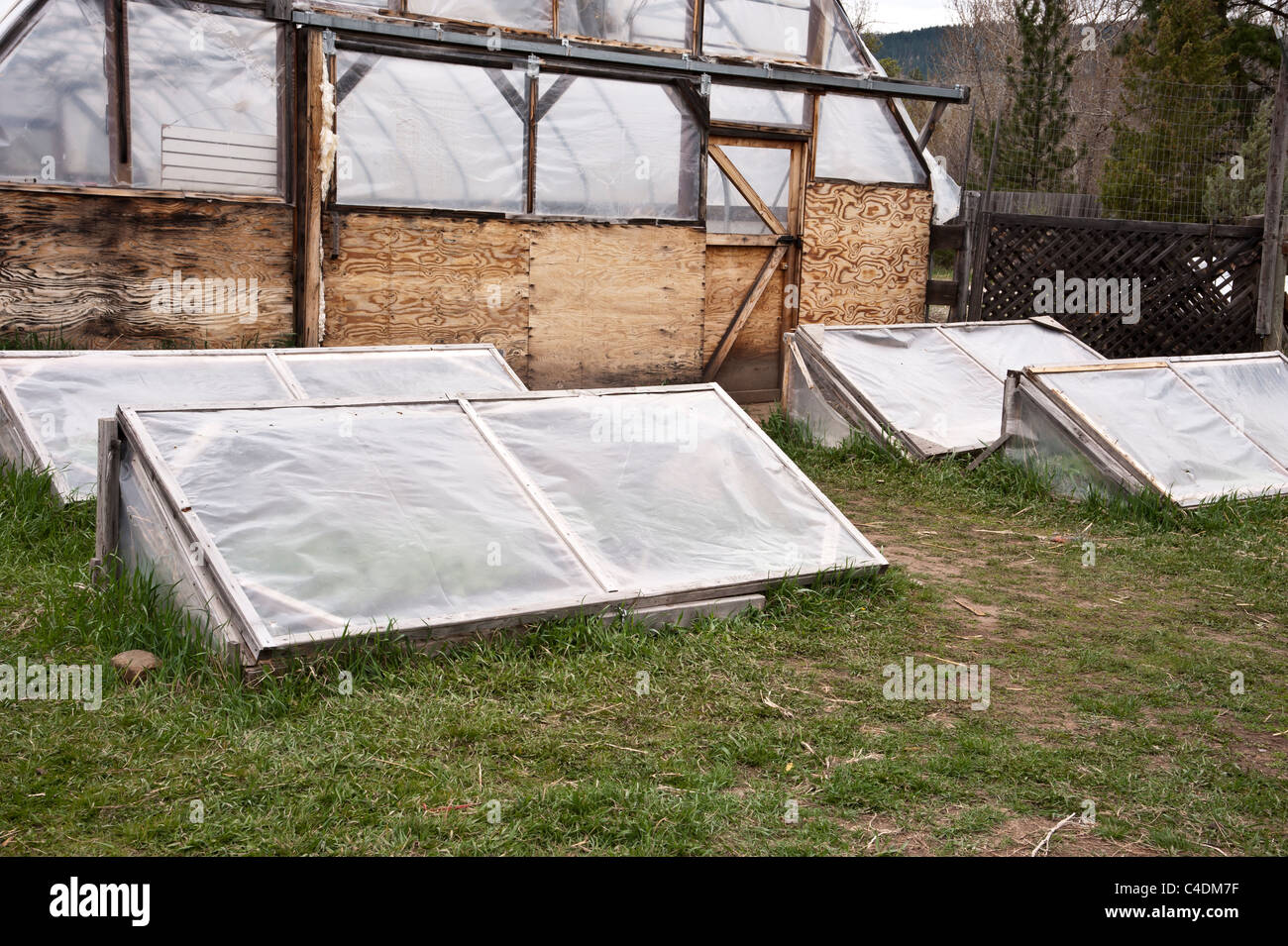 During the cool day, the small exterior hot boxes are closed to retain ...