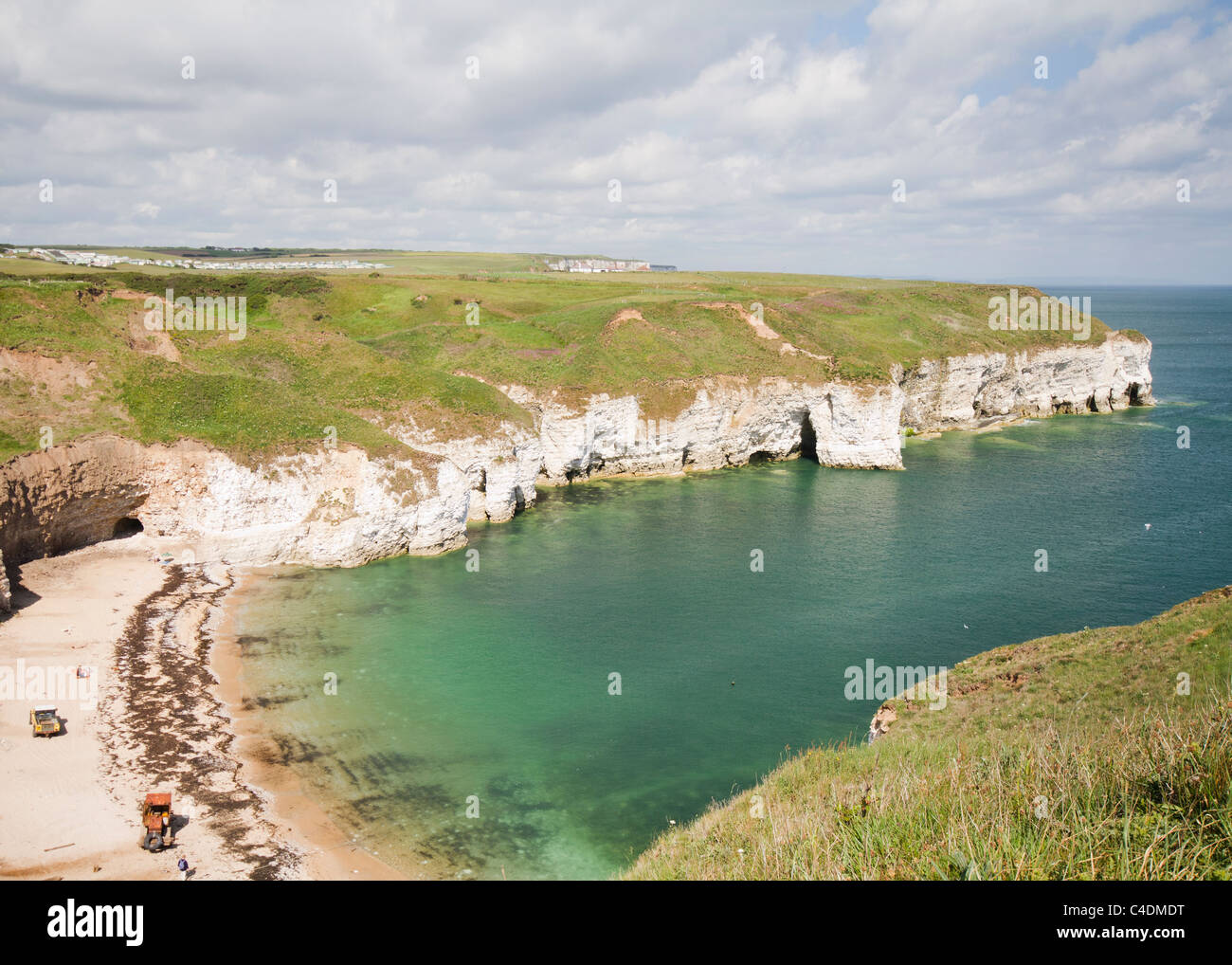 Flamborough head beautiful Yorkshire Coastline scenic coast Stock Photo ...