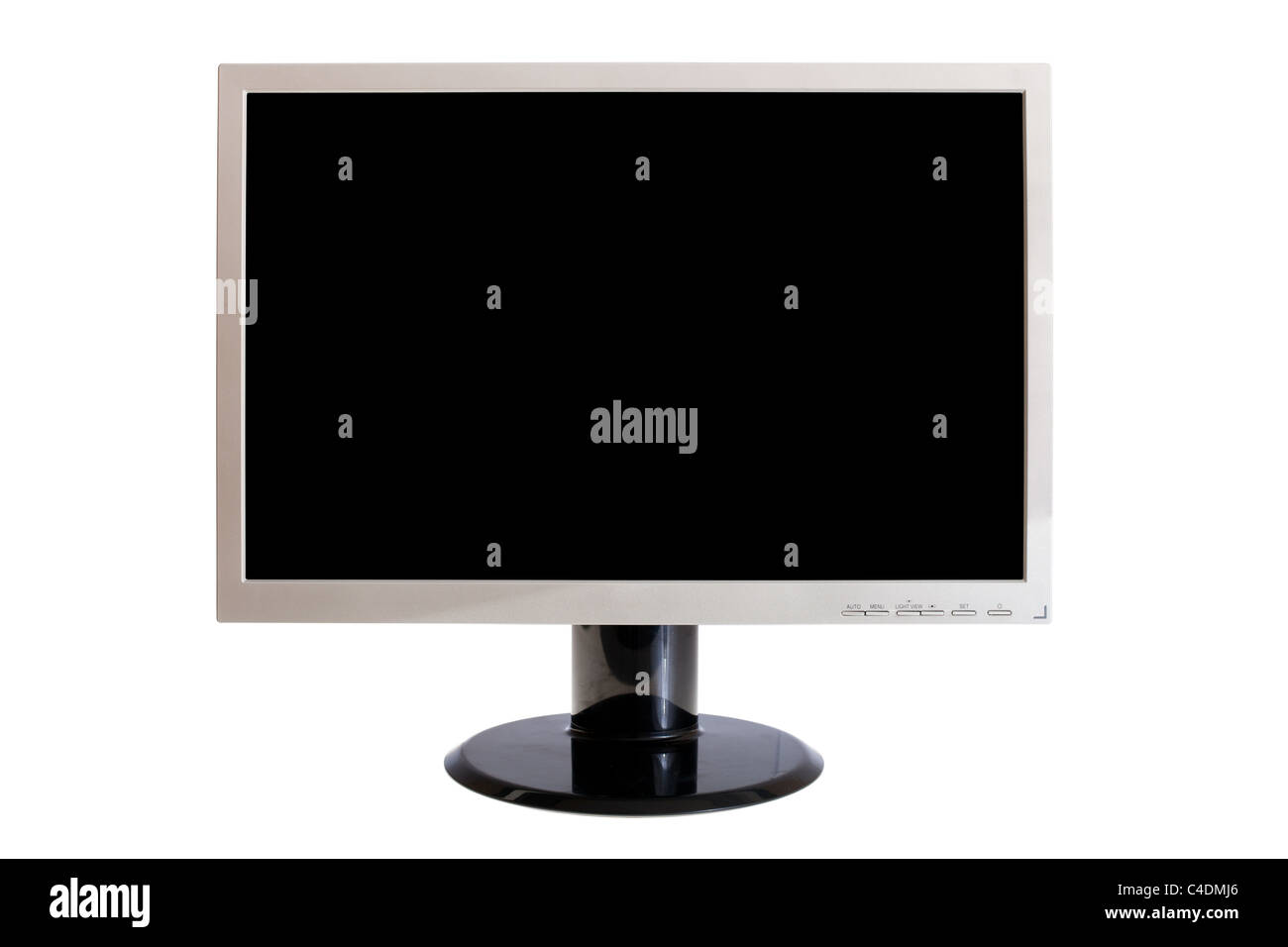 Computer lcd monitor, isolated on white, clipping paths included Stock ...