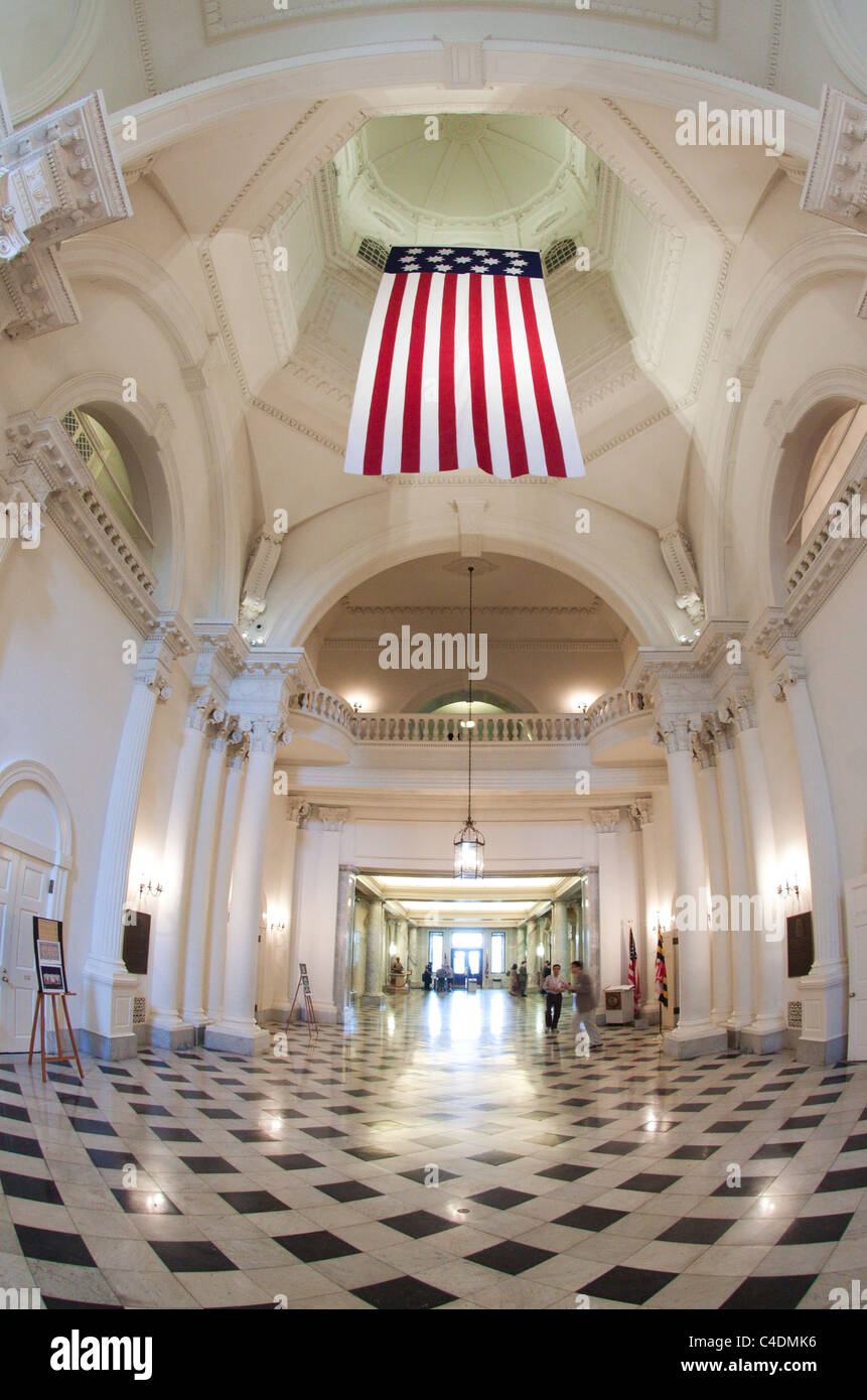 Interior of the Maryland State House (capitol) in Annapolis Stock Photo ...