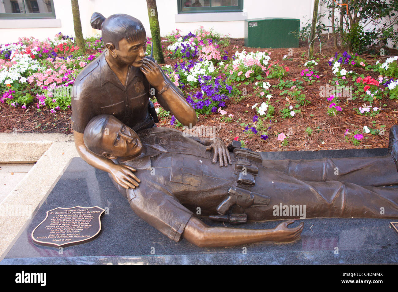 "Officer Down", memorial to law enforcement officers at the State ...