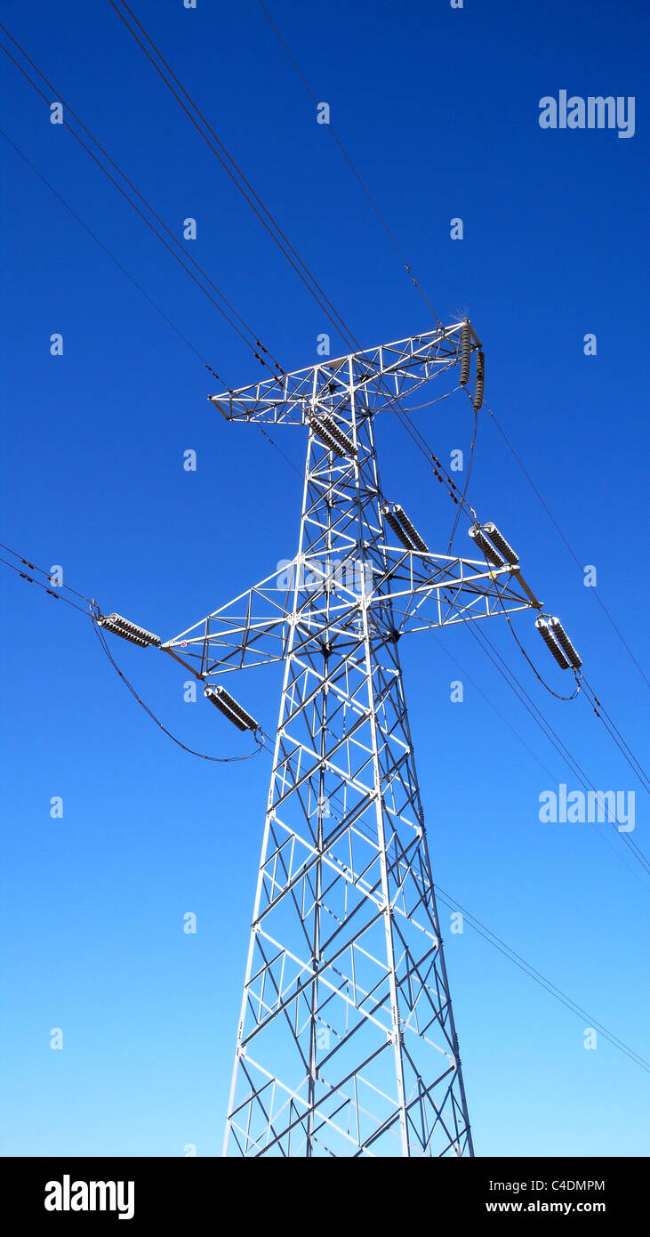 High voltage transmission lines hi-res stock photography and images - Alamy