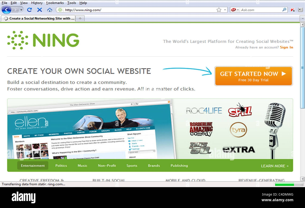 Google social networking service hi-res stock photography and images ...