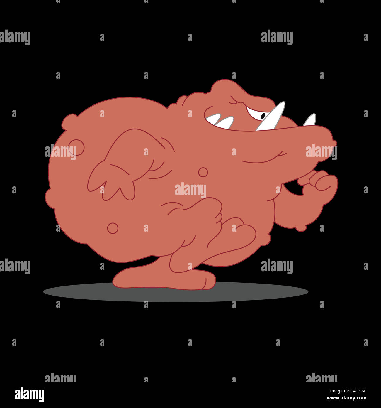 monster ready to run Stock Photo - Alamy