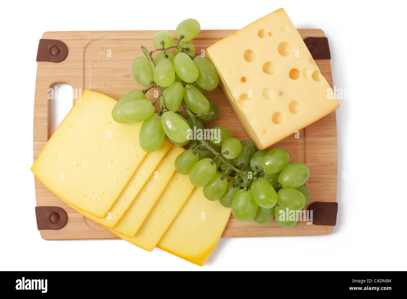 Cheese and grapes Stock Photo - Alamy
