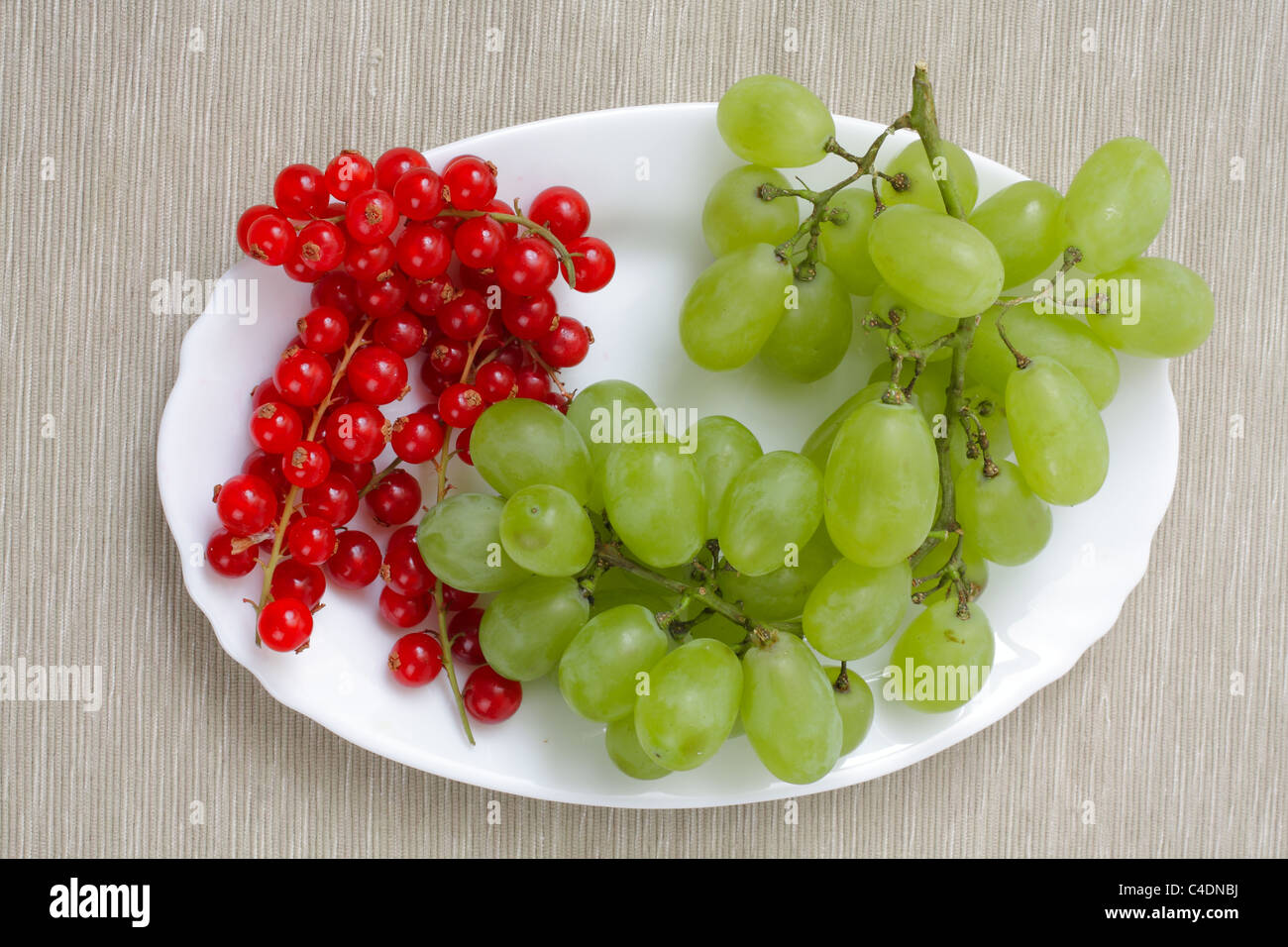 Red currant and grapes Stock Photo - Alamy