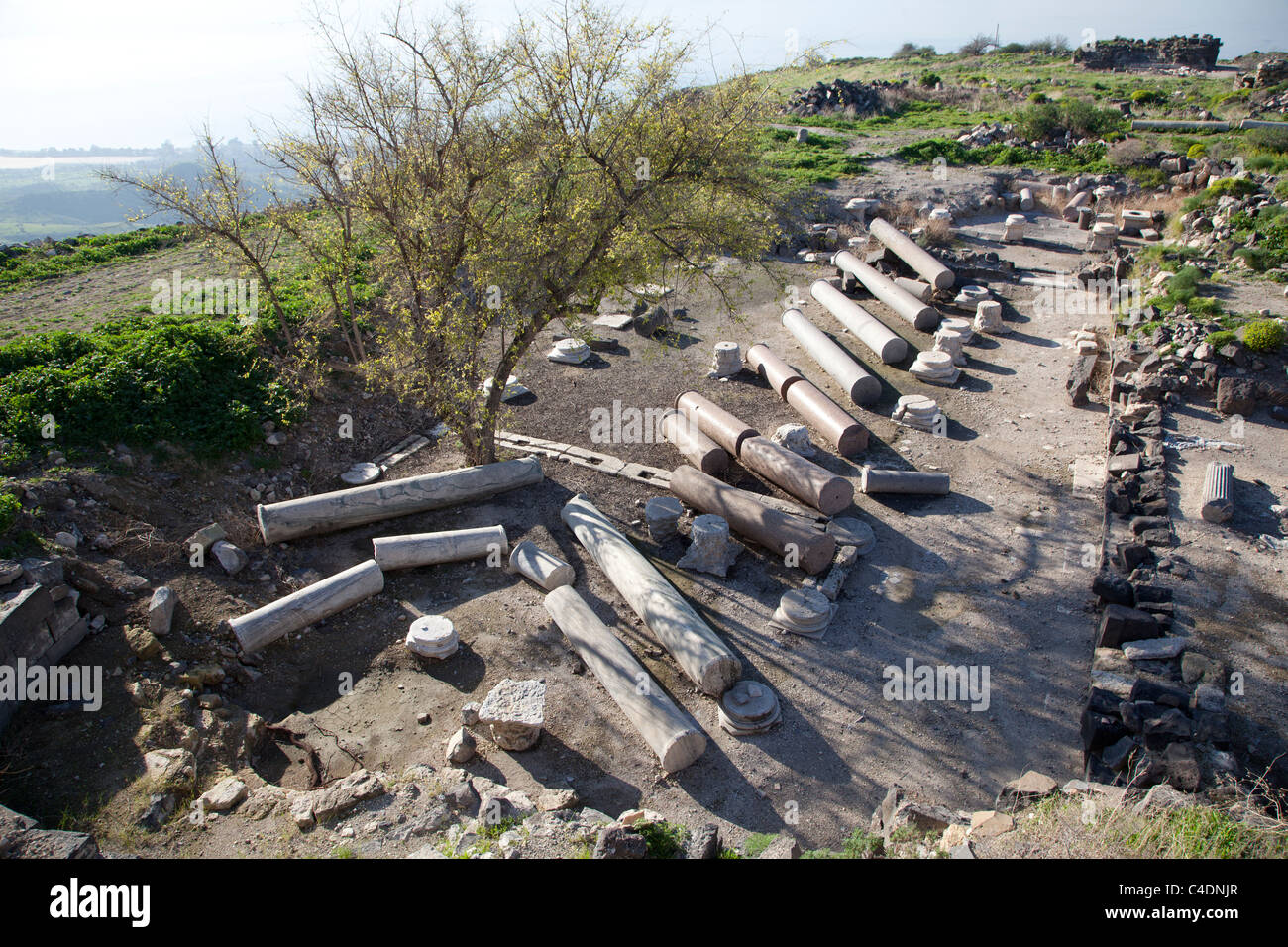 Israel Sussita Hippos Cathedral Stock Photo - Alamy