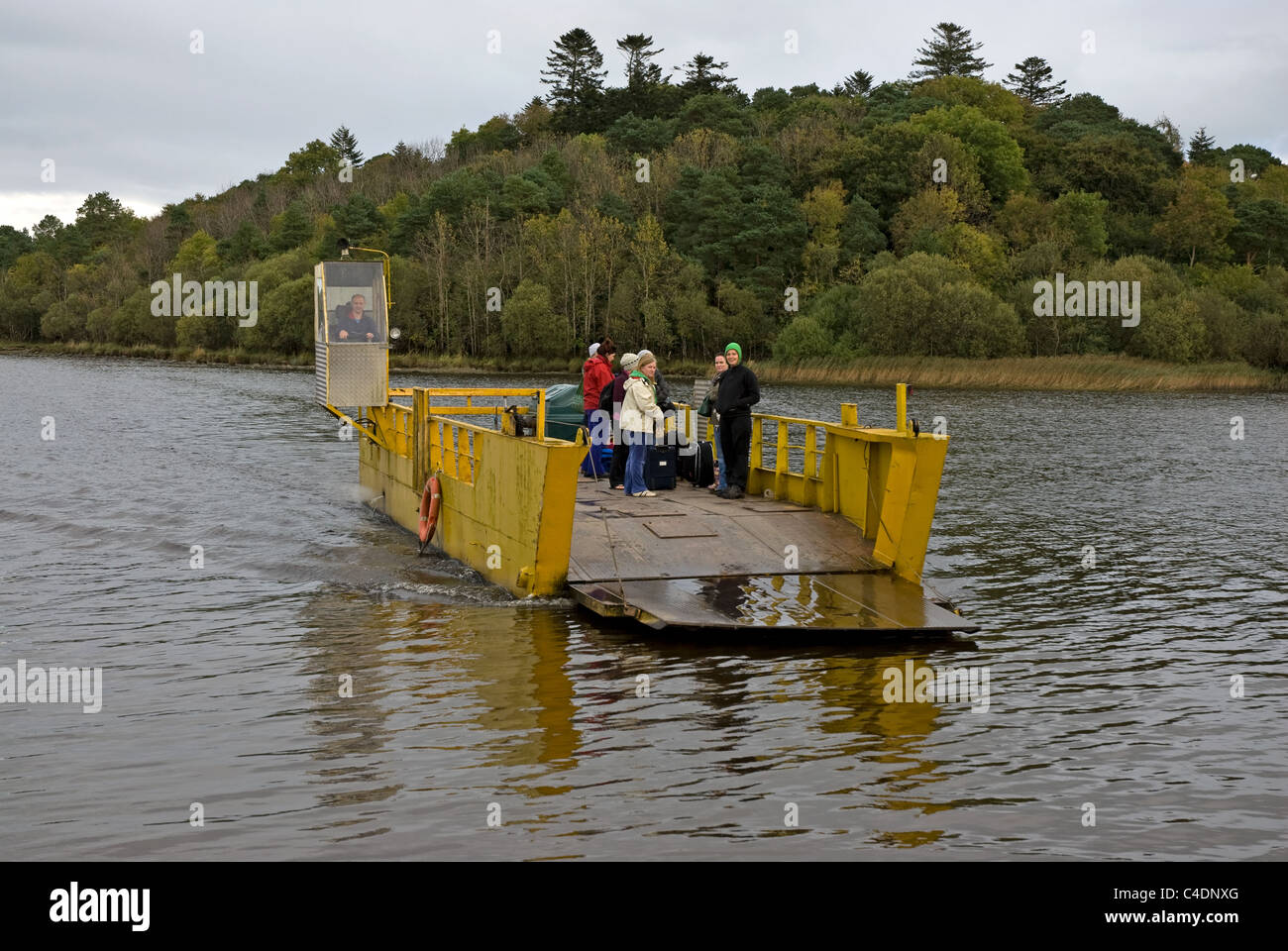 Hare Krishna Ferry, Inish Rath Island, Upper Lough Erne, County ...