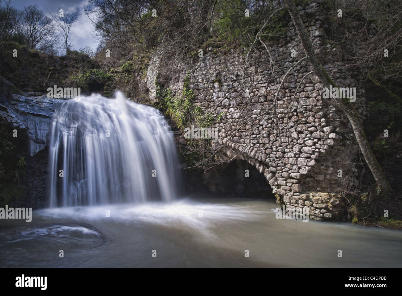 Falls mill stream in hi-res stock photography and images - Alamy