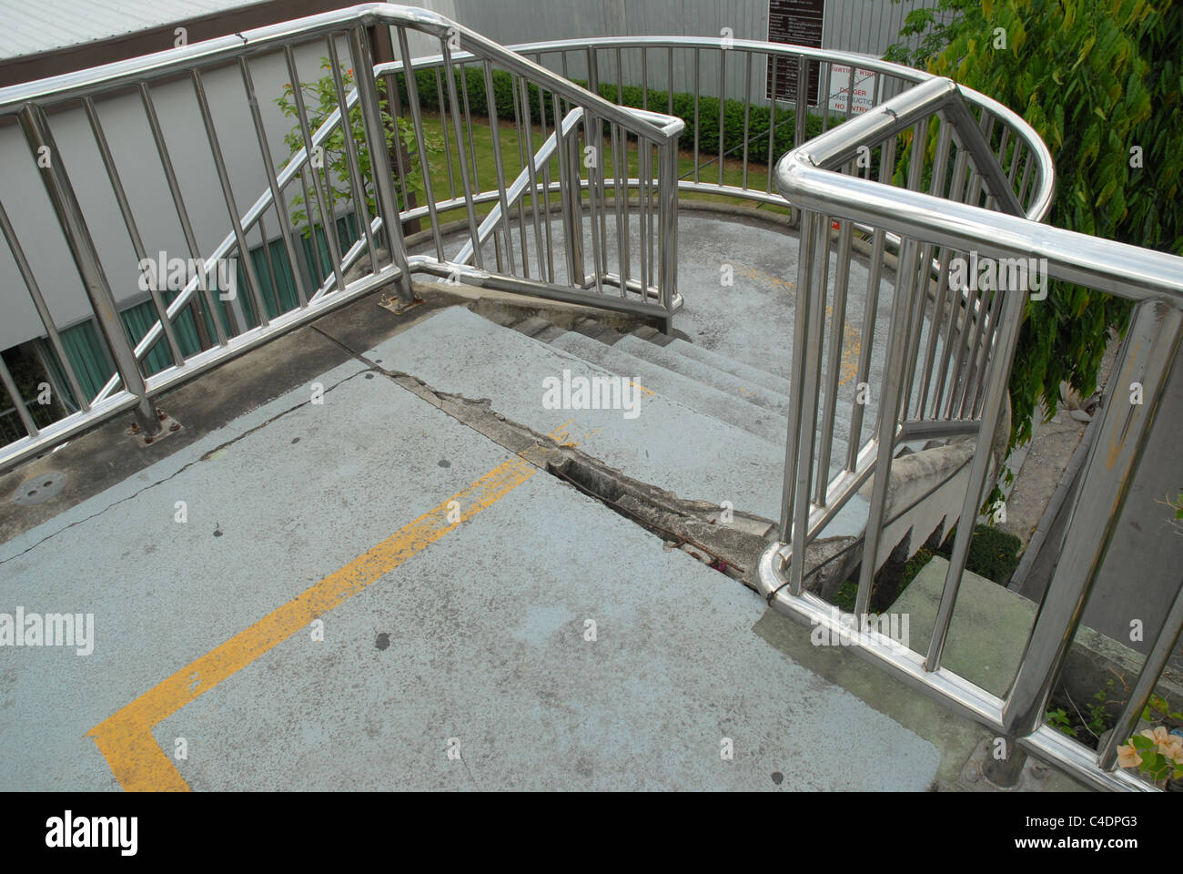 Broken Stairwell, Bangkok, Thailand Stock Photo - Alamy