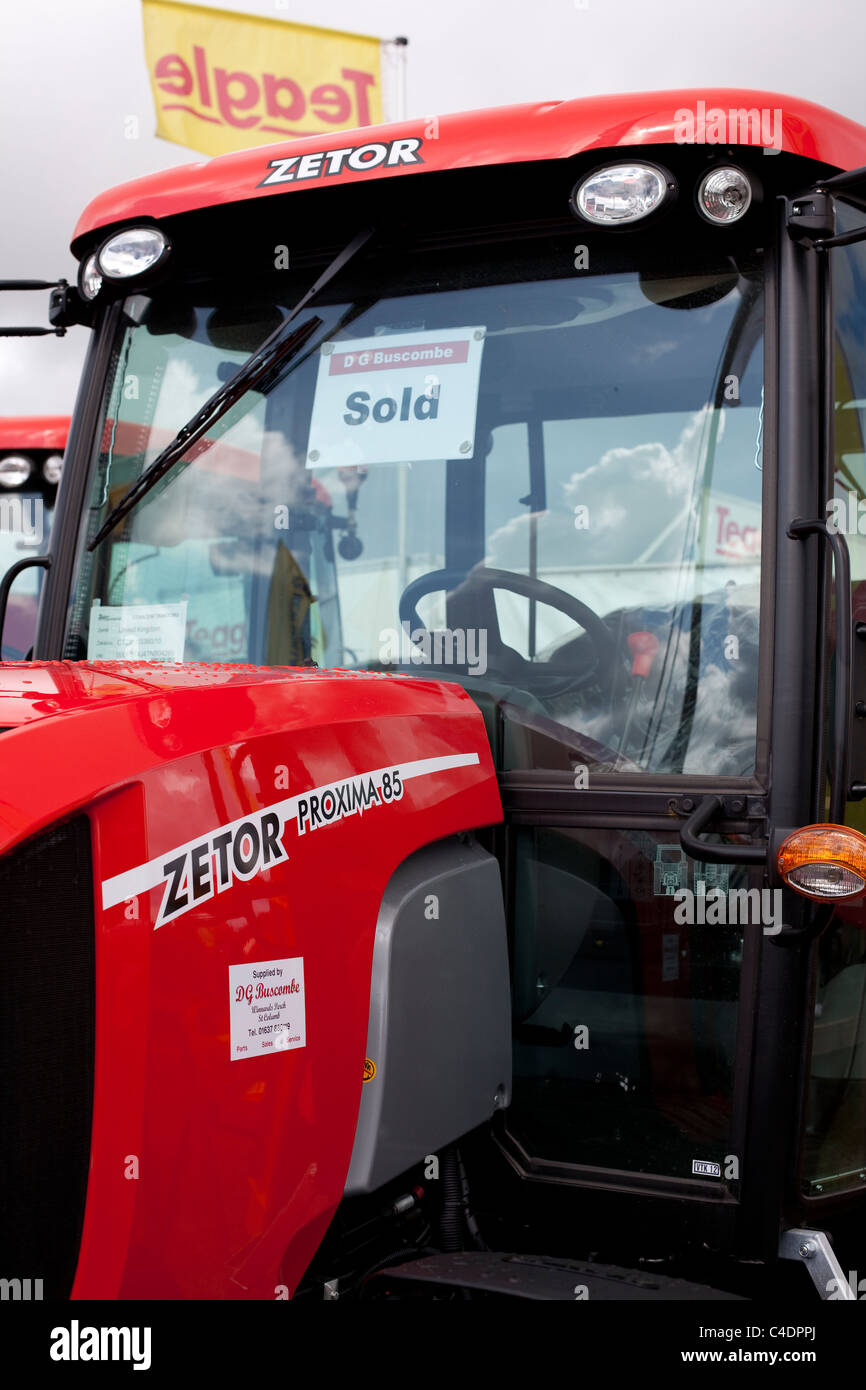 Sold agricultural show Red ZETOR Proxima 85 Tractor at the 2011 Royal ...