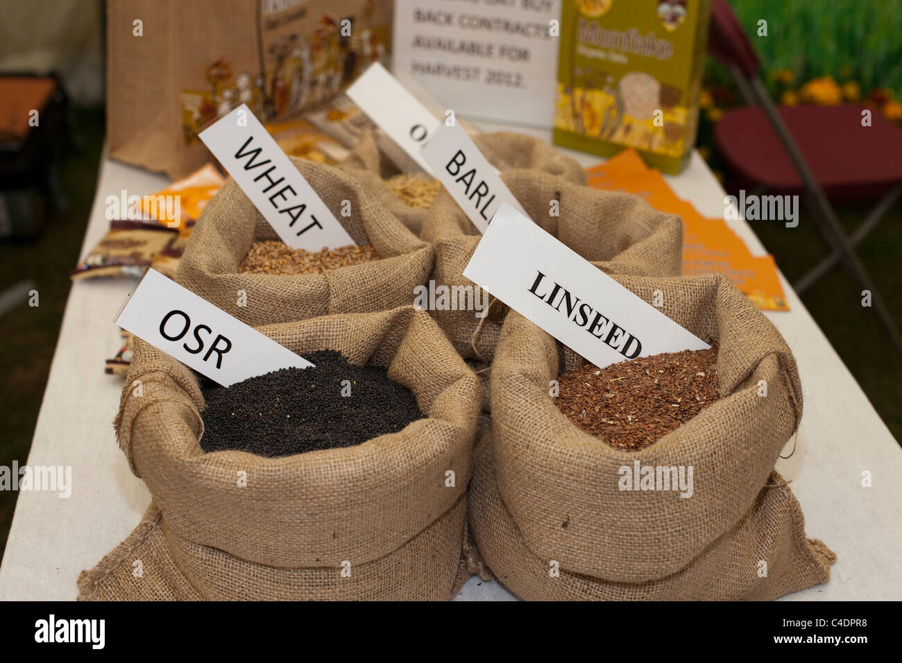 Bagged & labelled, Linseed, Wheat, Barley, OSR livestock Feeds at the ...