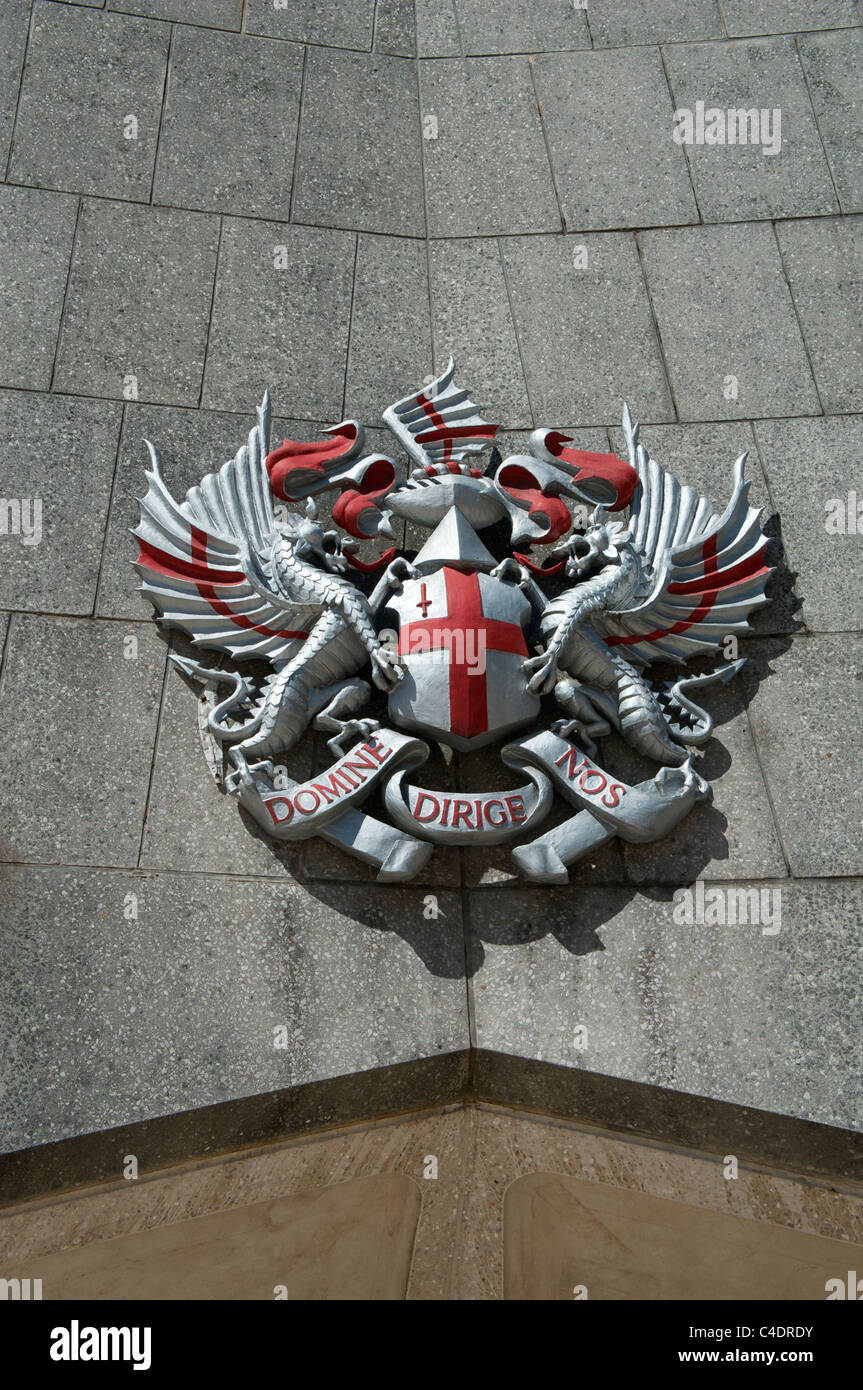 City of London coat of arms, London, England, UK Stock Photo - Alamy