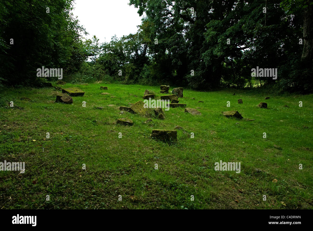 Ancient Graveyard, Cleenish Island, Upper Lough Erne, County Fermanagh ...