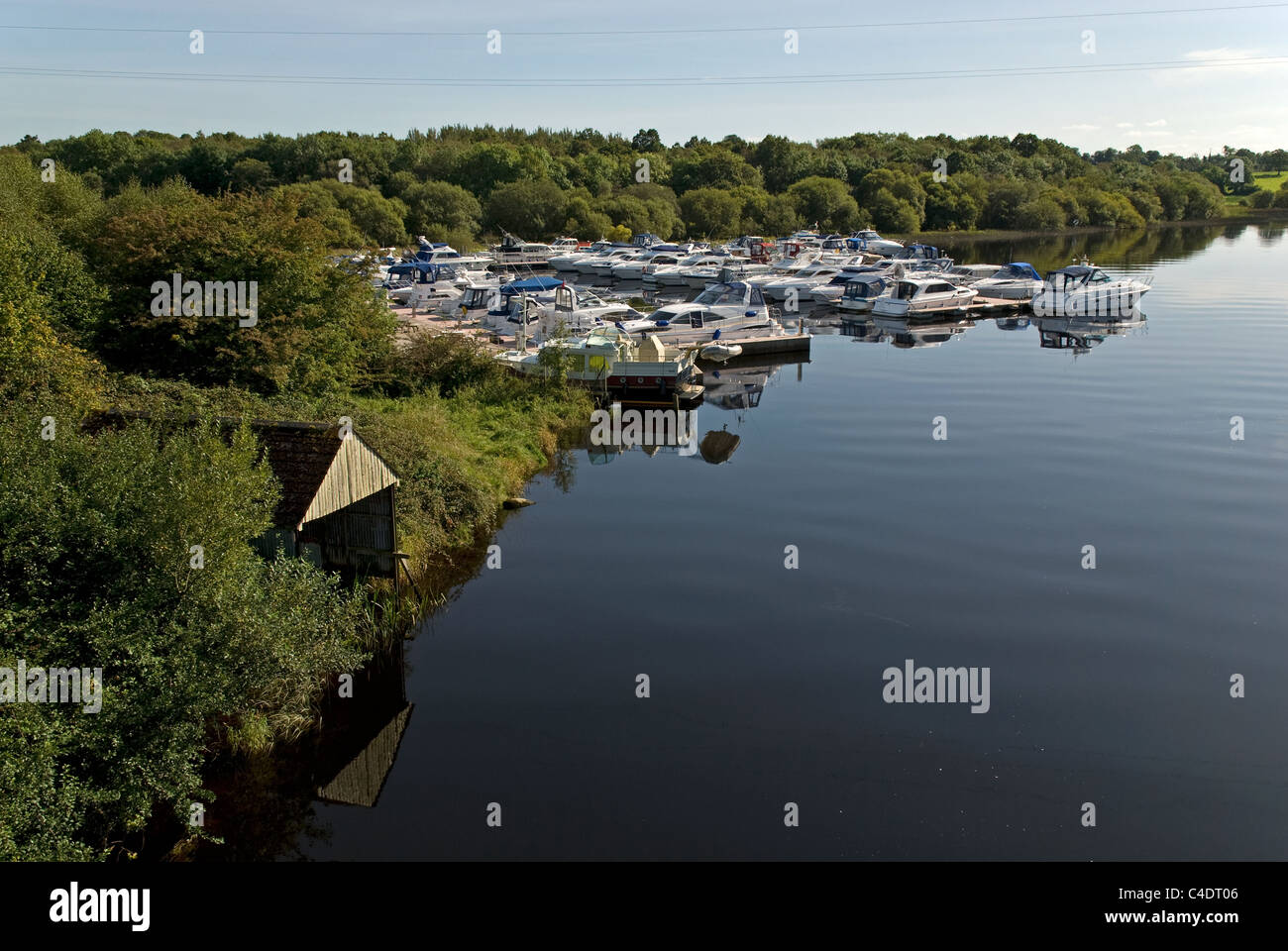 Upper Lough Erne, Carrybridge Marina, County Fermanagh, Northern ...