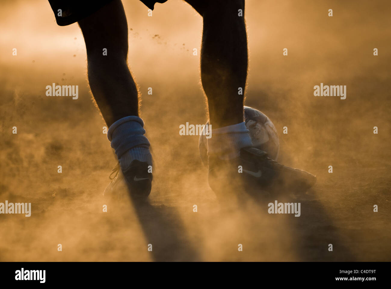 Dust on football field hi-res stock photography and images - Alamy