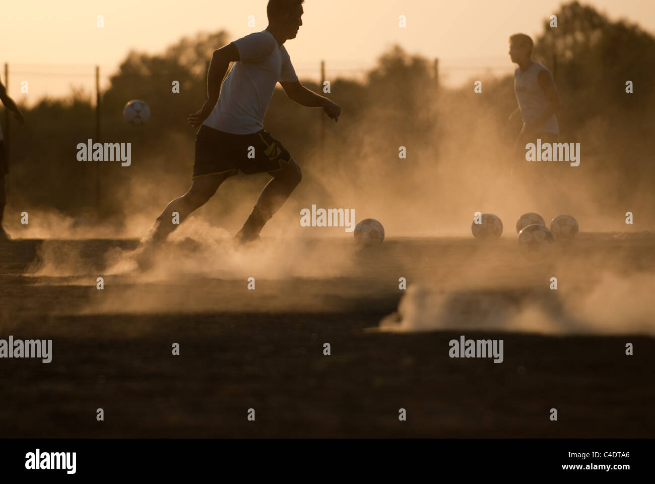 Dust on football field hi-res stock photography and images - Alamy