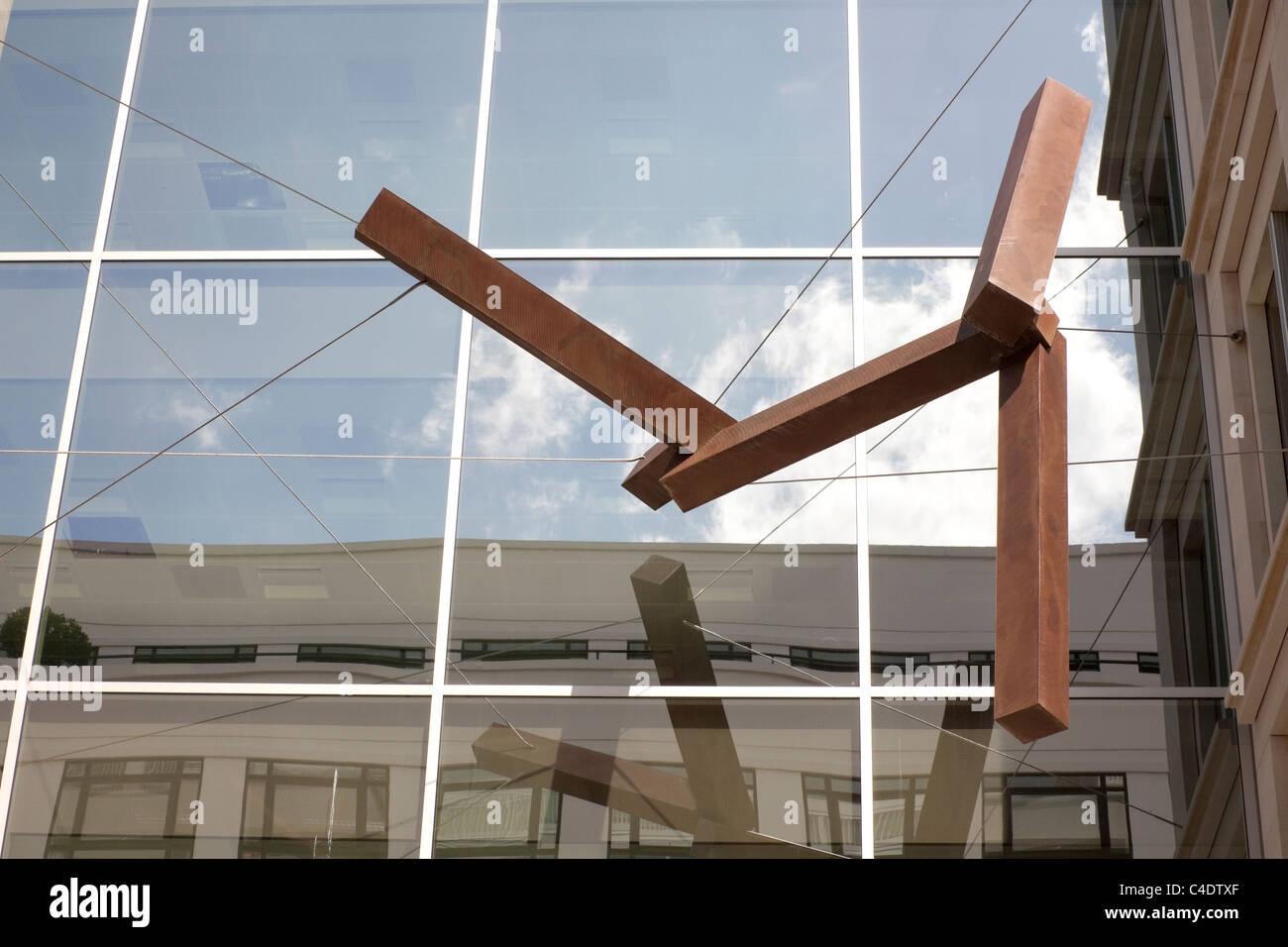 Art installation outside London Art Gallery Stock Photo - Alamy