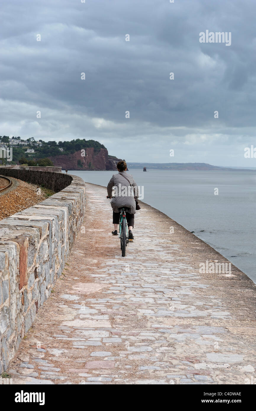 Teignmouth devon cycling hi-res stock photography and images - Alamy