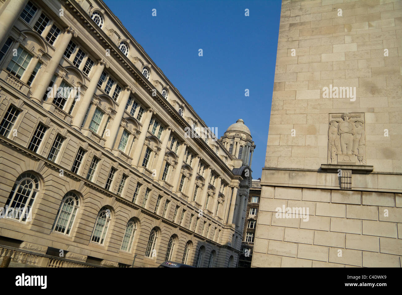 Port of Liverpool buildings Liverpool Merseyside England UK Stock Photo ...