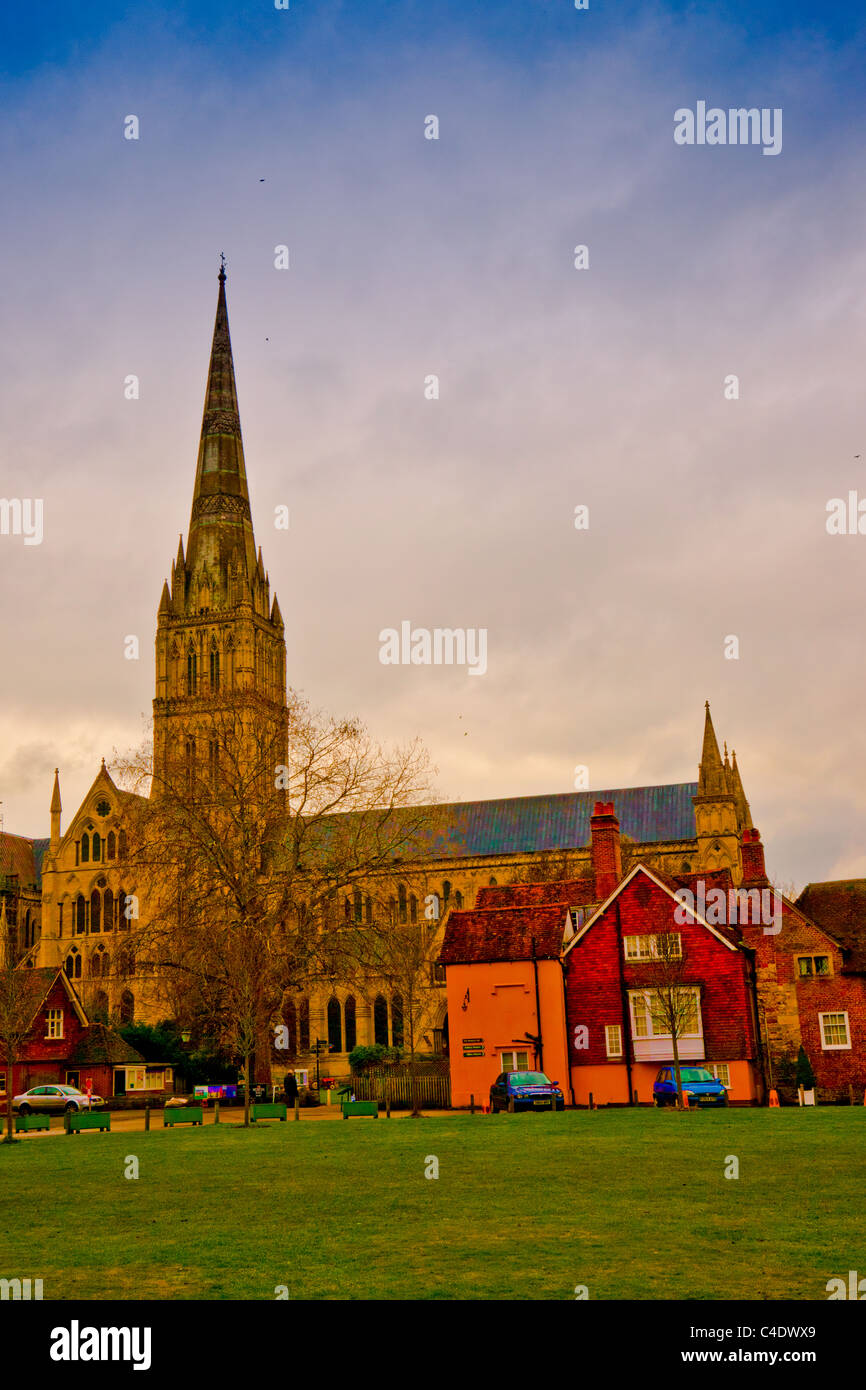 The Cathedral Church of the Blessed Virgin Mary in Salisbury, Wiltshire ...