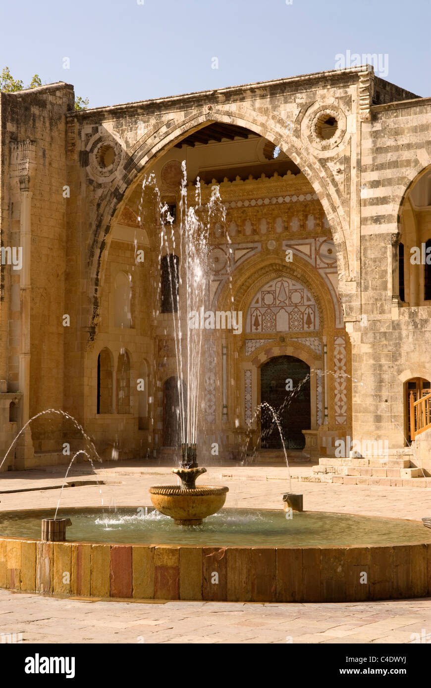 Palace of Beiteddine, Beiteddine, Chouf Mountains, Lebanon Stock Photo ...