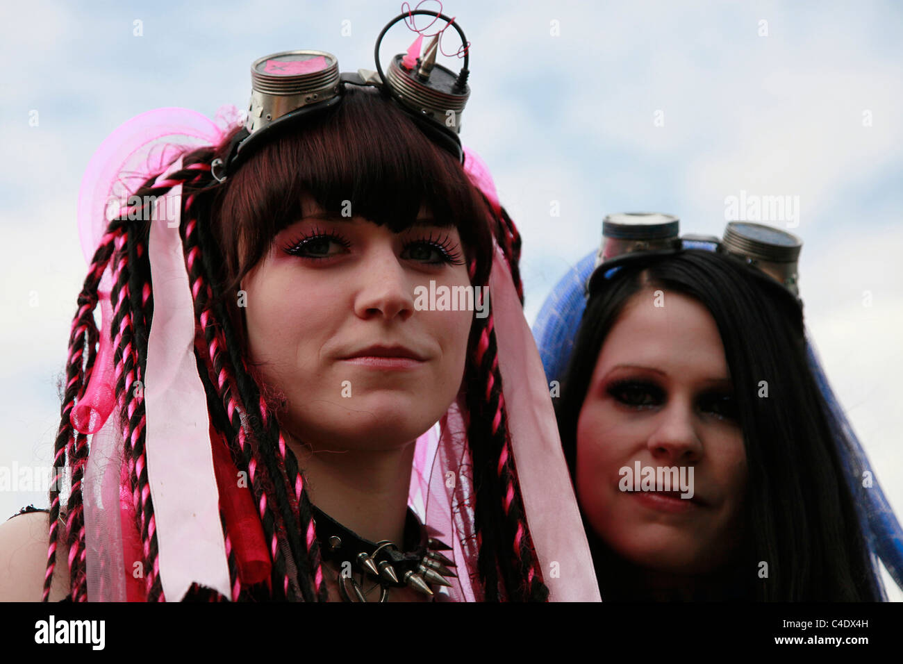 Gothic Woman Wave Gothic Festival High Resolution Stock Photography and ...