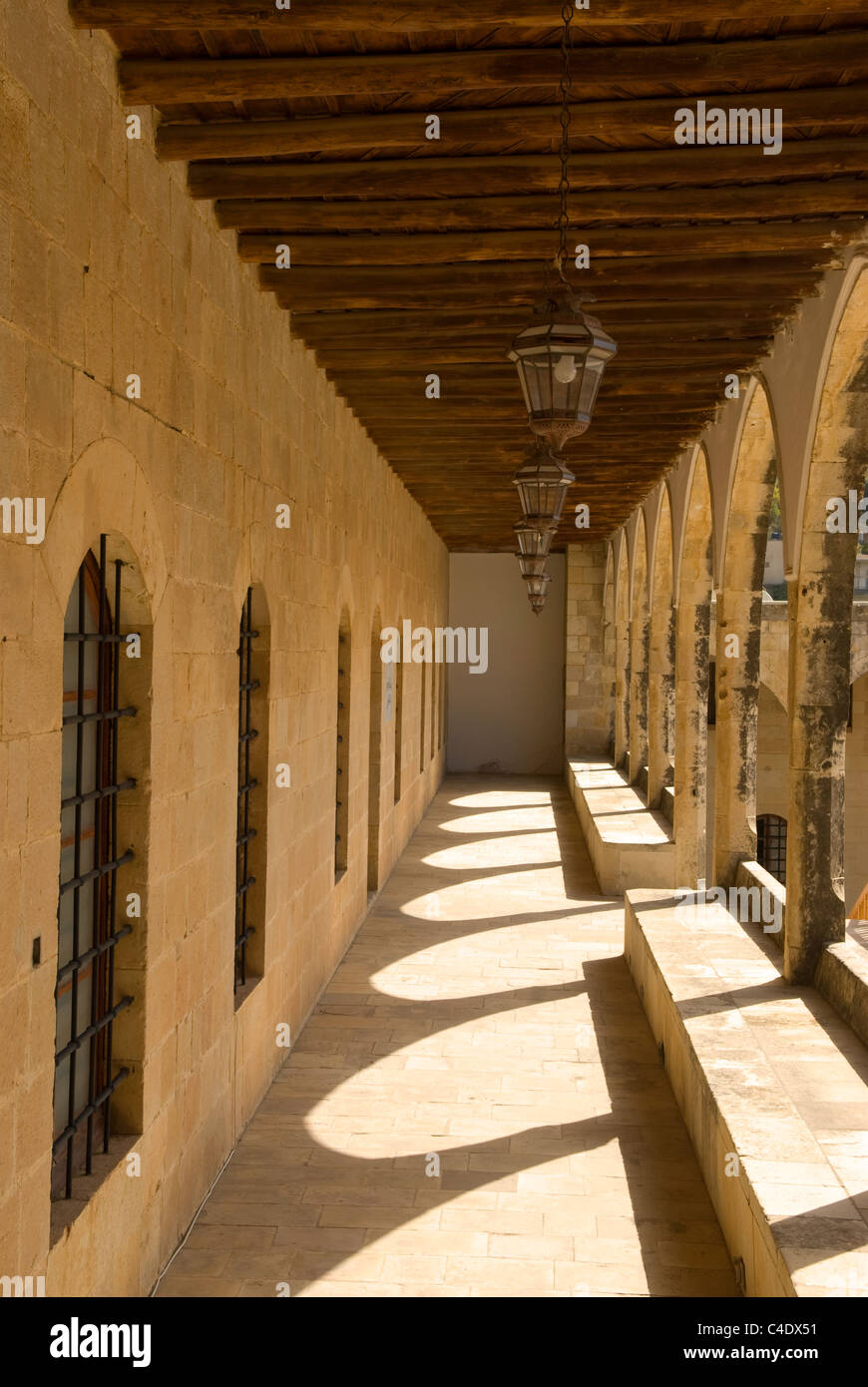 Palace of Beiteddine, Beiteddine, Chouf Mountains, Lebanon Stock Photo ...