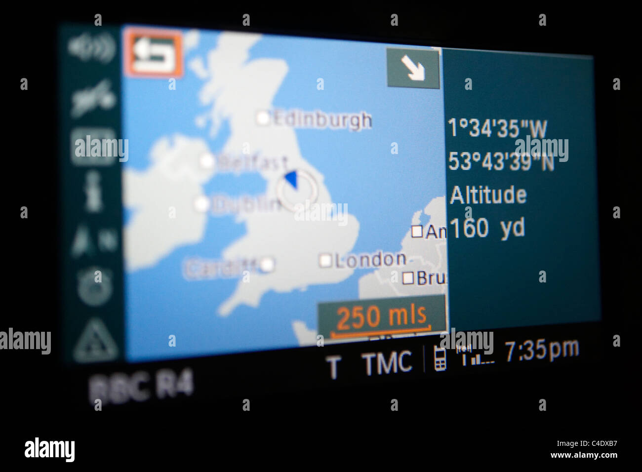 Car sat nav car hi-res stock photography and images - Alamy