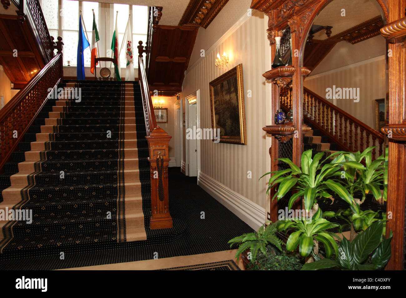 The Mansion House in Cardiff, South Wales. The official residence of ...