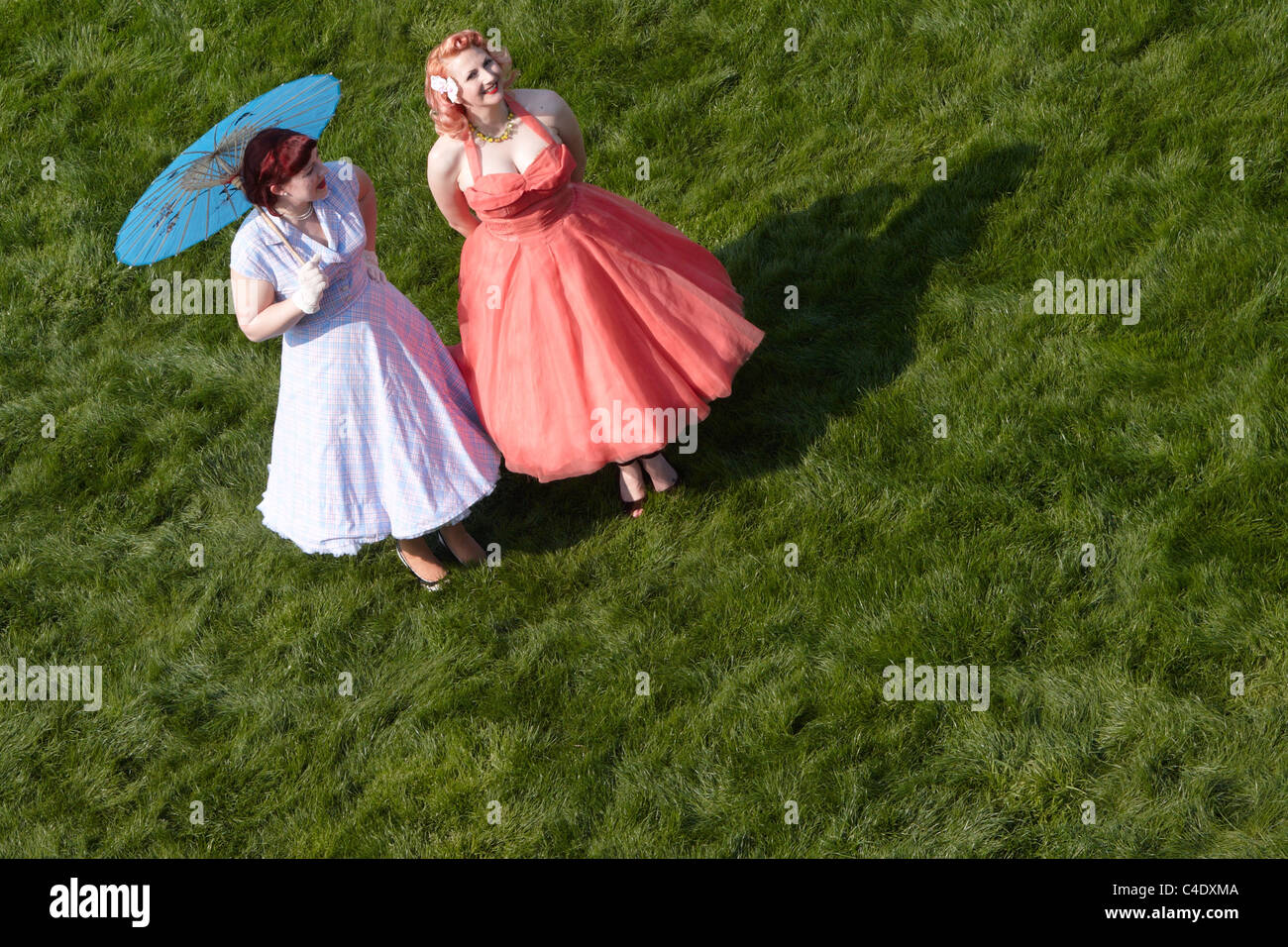 walking promenading grass relax outdoor Stock Photo - Alamy
