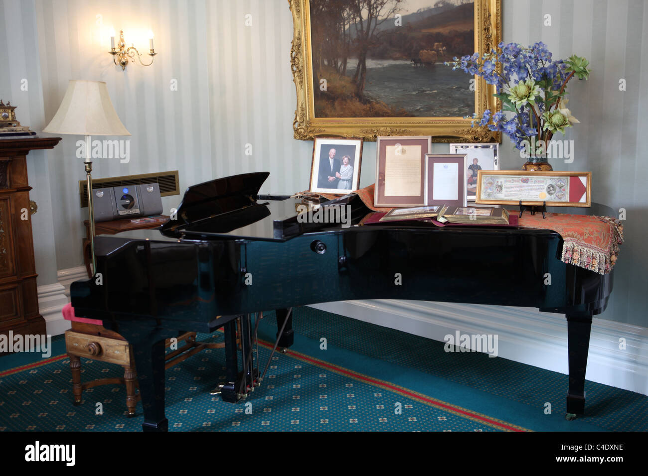 The Mansion House in Cardiff, South Wales. The official residence of ...