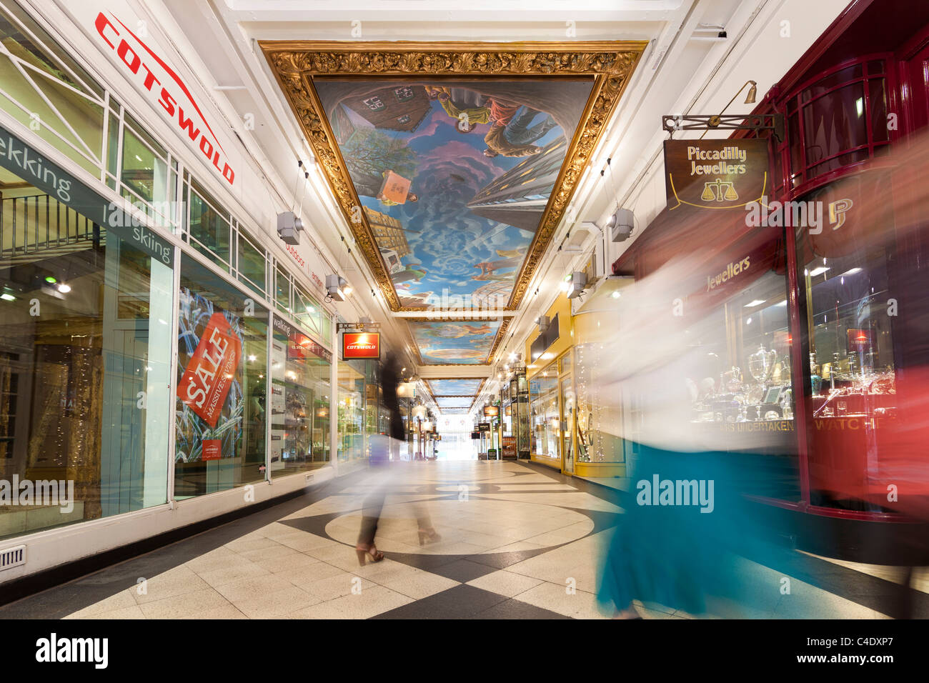 Piccadilly Arcade, Birmingham, West Midlands, England, UK Stock Photo ...