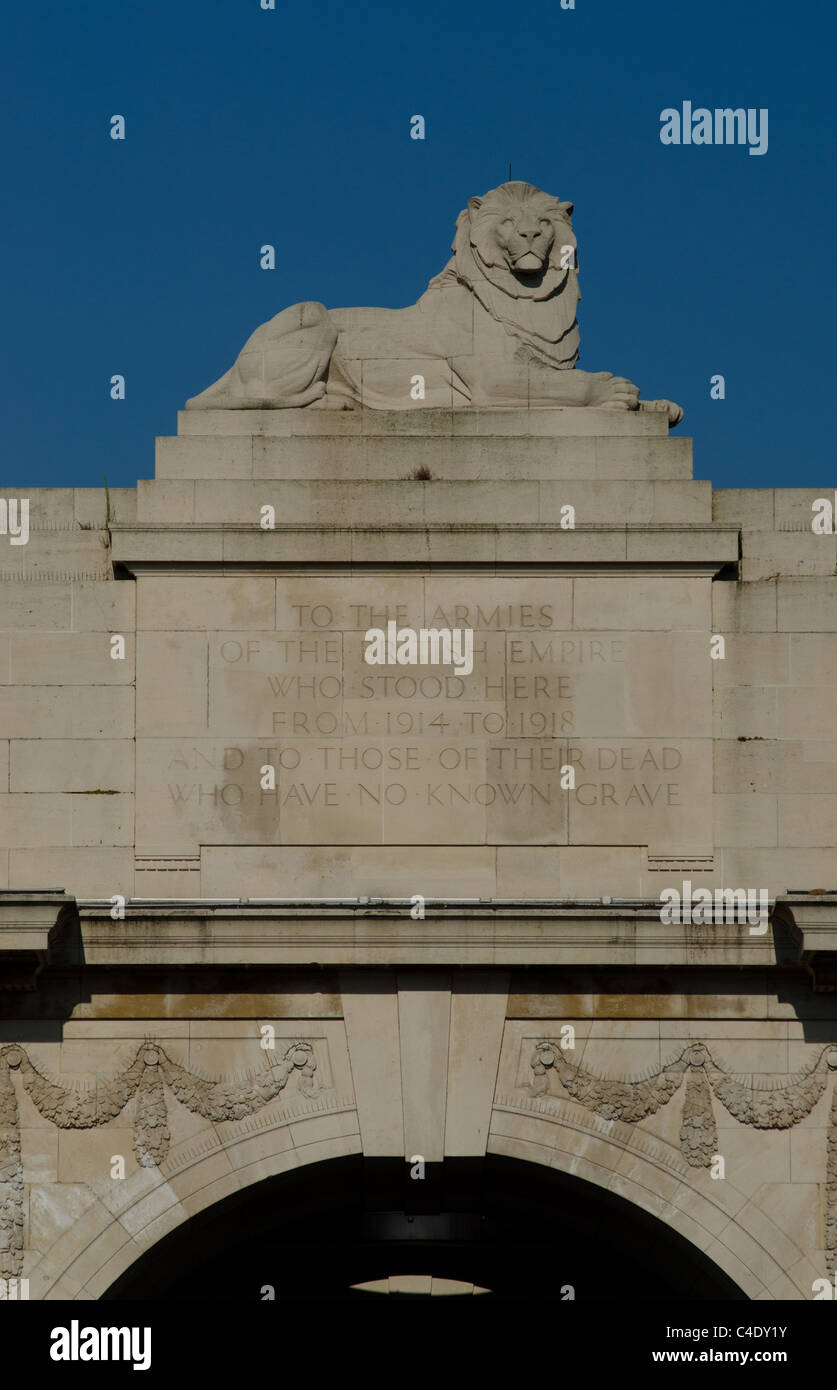 Menin gate memorial to the missing hi-res stock photography and images ...