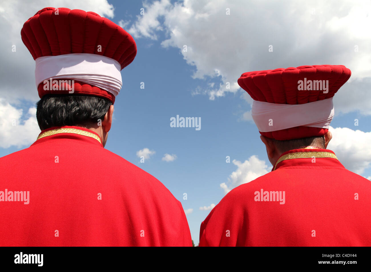Turkey. Traditional Ottoman Marching band playing at a festival in ...