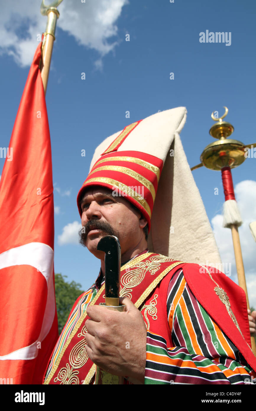 Turkey. Traditional Ottoman Marching band playing at a festival in ...