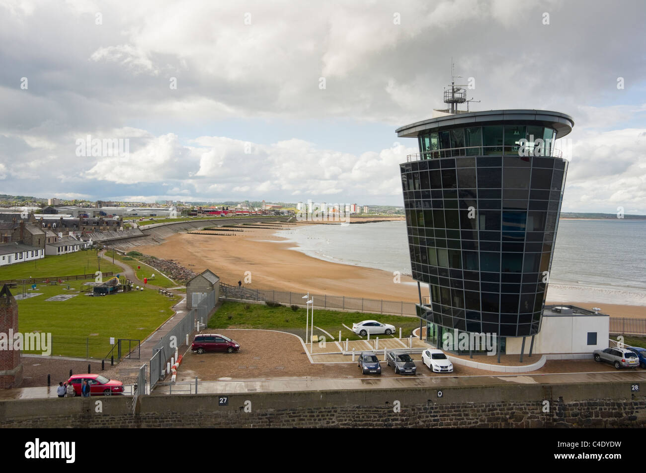 Aberdeen harbour control tower hi-res stock photography and images - Alamy