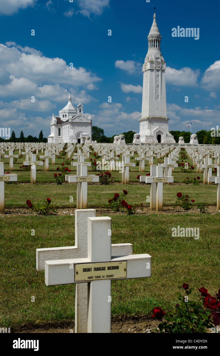 Notre Dame de Lorette French national war memorial and cemetery Stock ...
