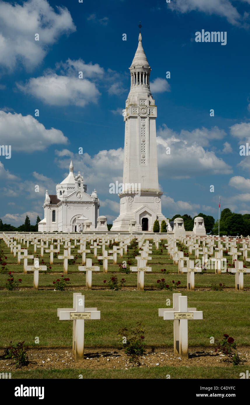 Notre Dame de Lorette French national war memorial and cemetery Stock ...