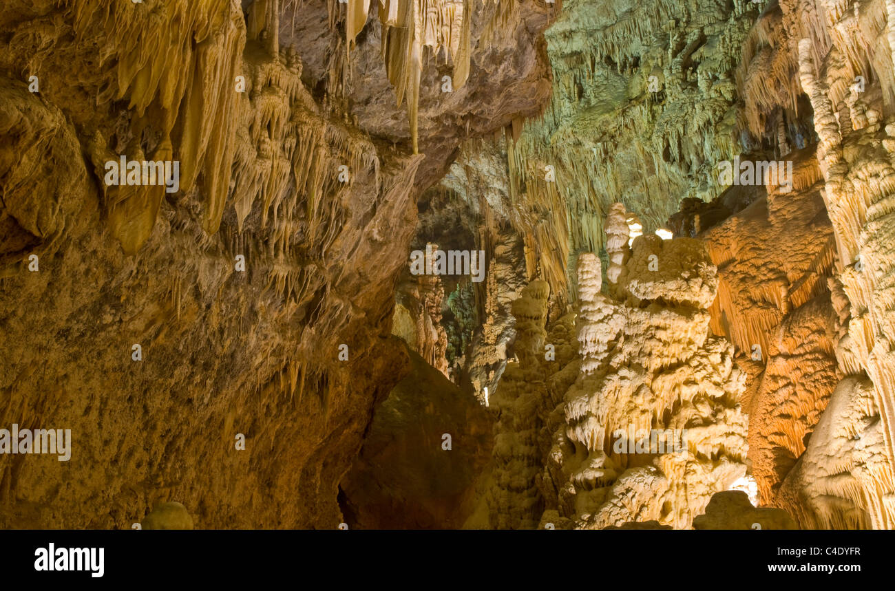 Upper Cavern, Jeita Grotto, Jeita, Lebanon Stock Photo - Alamy